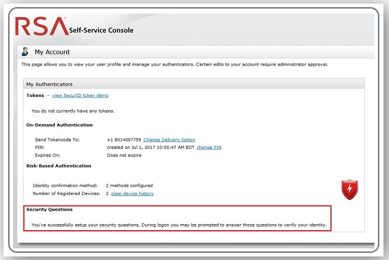 How do I reset the security questions for my community account? | RSA ...