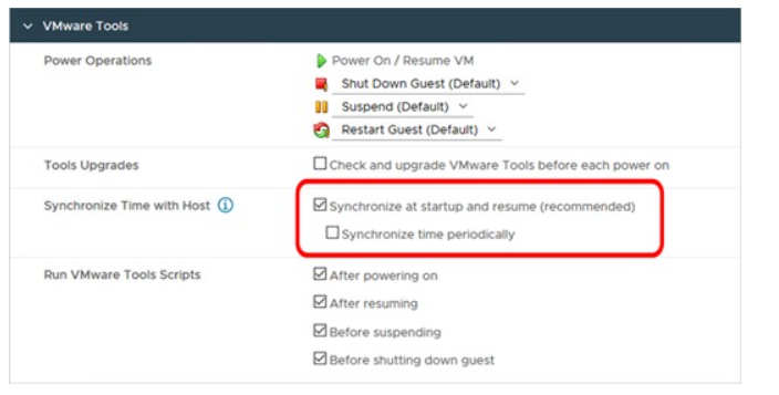 Error Warning Ntp And Vm Host Timesync Should Not Be Enabled At The