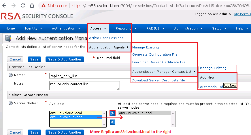 Authentication Manager agent / server contact list and the sdconf.rec file | RSA Community
