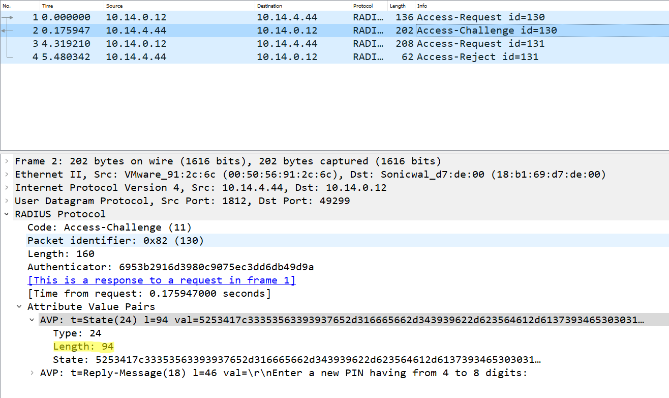 Authenticating In New Pin Mode From Sonicwall Fails After Upgrading To