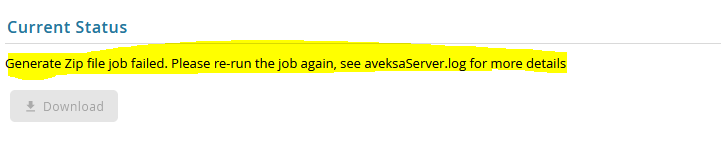 Log Artifact zip file fails to generate in RSA Governance & Lifecycle | RSA Community