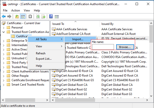 How To Trust The Rsa Authentication Manager Security Console Self