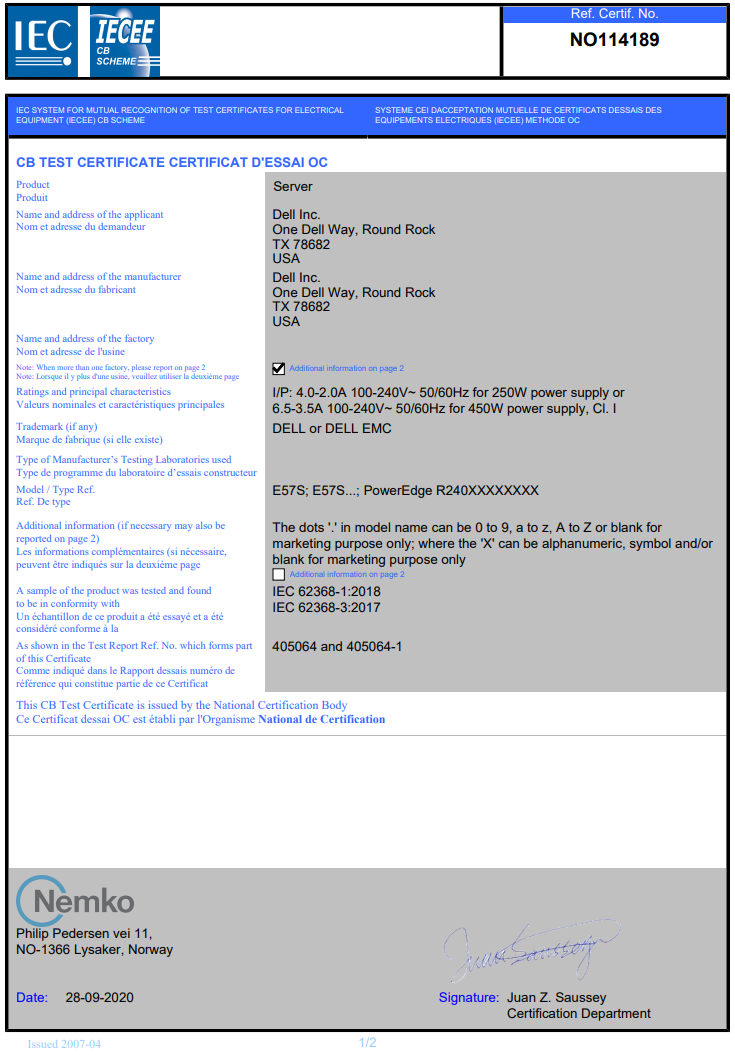 Rsa Securid Hardware Appliance Iec 62368 Certification Rsa Community