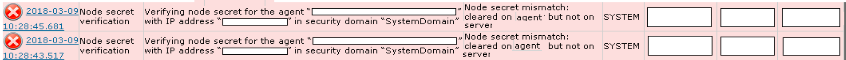 User Initially Shows Passcode Accepted And Node Secret Sent But Second