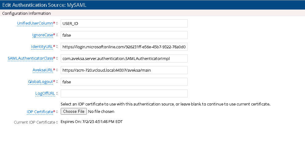 How to implement SAML SSO Authentication with Microsoft Azure Active Directory and RSA Identity ...