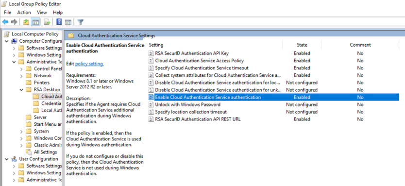 Enable A Web Proxy For Rsa Mfa Agent For Microsoft Windows Rsa Community