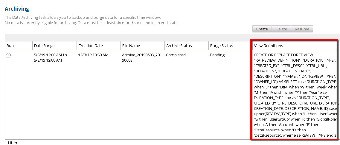 How To Run The View Definitions File When Restoring A Data Archive In