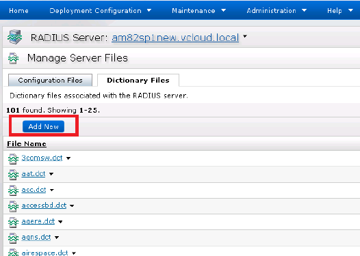 Configuring authentication with RADIUS attributes with a NetWare Core ...