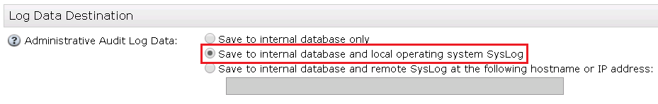 How To Configure Rsa Authentication Manager To Send Log Messages To A Local File For An Audit