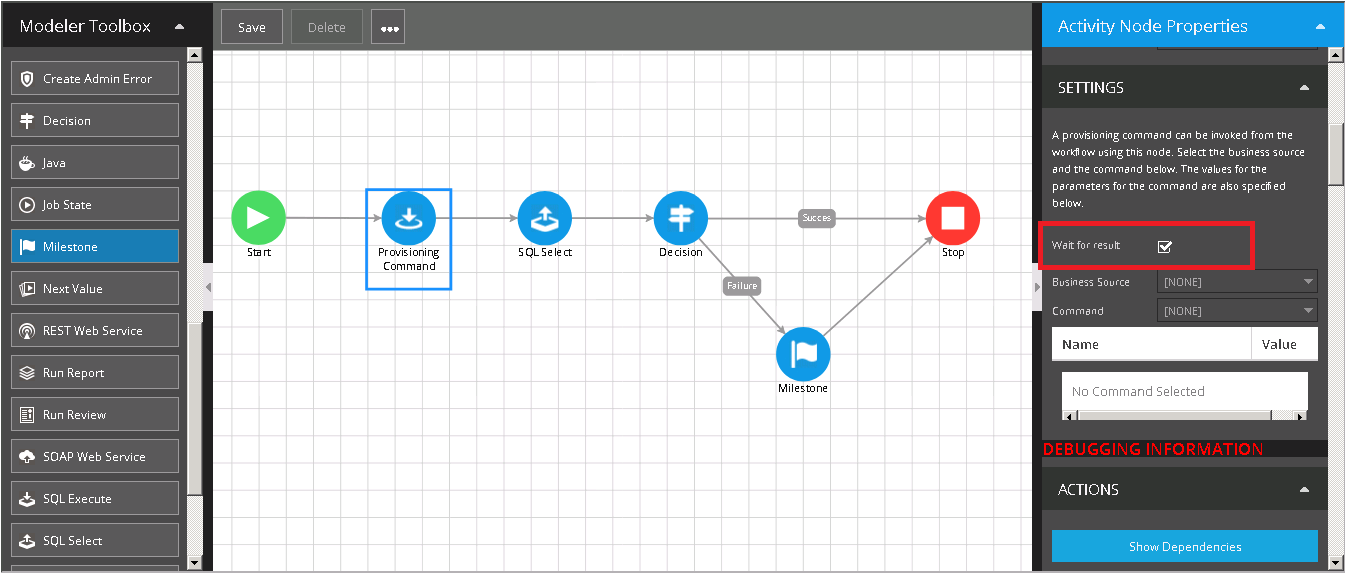 Provisioning Node Commandstatuscode And Commandstatusmessage In Rsa