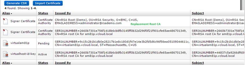 How To Replace The Rsa Authentication Manager 8x Web Tier Certificate