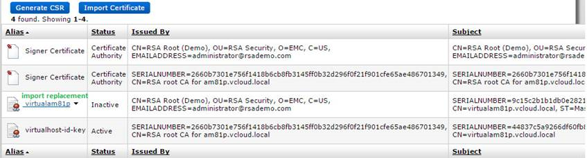 How To Replace The Rsa Authentication Manager 8x Web Tier Certificate