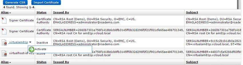 How to replace the RSA Authentication Manager 8.x Web Tier certificate ...