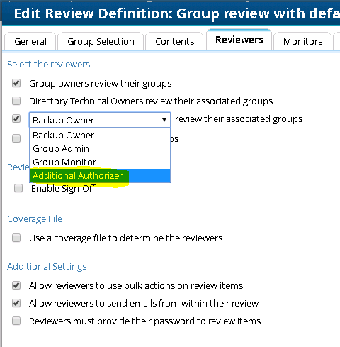 How to define a custom attribute as a user with group review rights in RSA Identity Governance ...
