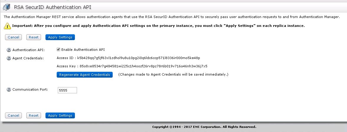 How To Set Up The Rest Rsa Securid Authentication Api For Authentication Manager 82 Sp1 Rsa