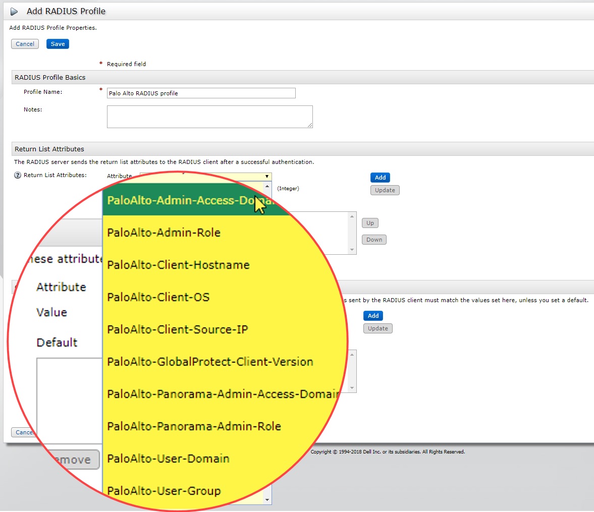 Adding A Palo Alto Radius Dictionary To Rsa Radius For Rsa Authentication Manager 8x Rsa 