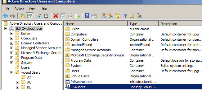 How to map an Active Directory external identity source to a universal ...