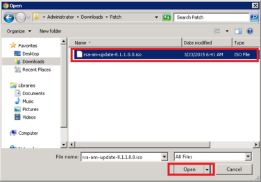 How to install patches on an RSA Authentication Manager 8.1 via web browser | RSA Community
