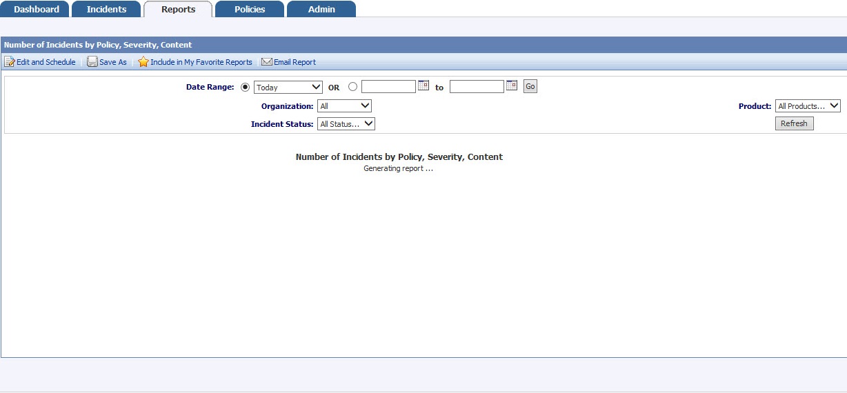Dlp Dashboard Reports Are Not Showing And Reports Not Generating On The