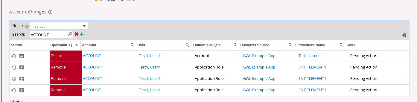 Attribute change rule creating duplicate change items for users having more than one account ...