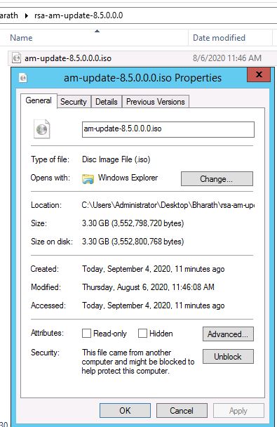 Error "Request Entity Too Large" when upgrading RSA Authentication Manager from versions (8.2 ...
