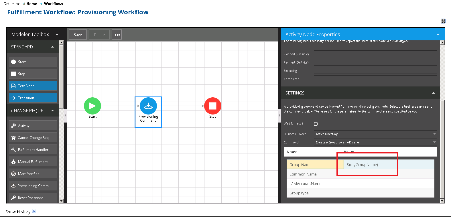 Rsa Identity Governance And Lifecycle Does Not Save Values Correctly In The Workflow Activity Node