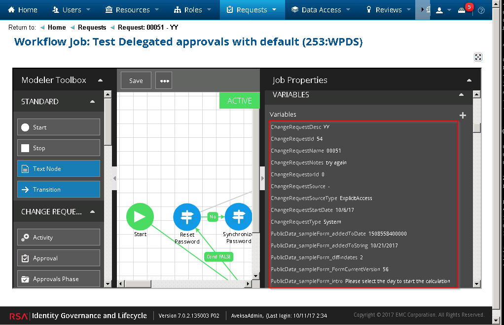 Workflow Variable Does Not Resolve When Used In Escalation Workflow In