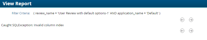 Invalid Column Index Error In Rsa Identity Governance And Lifecycle