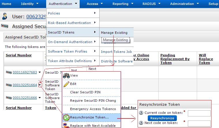 Authentication Method Failed Passcode Format Error For All Software Tokens In Rsa