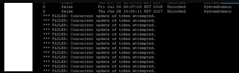 While Running The Rsa Authentication Manager 8x Bulk Token Sync