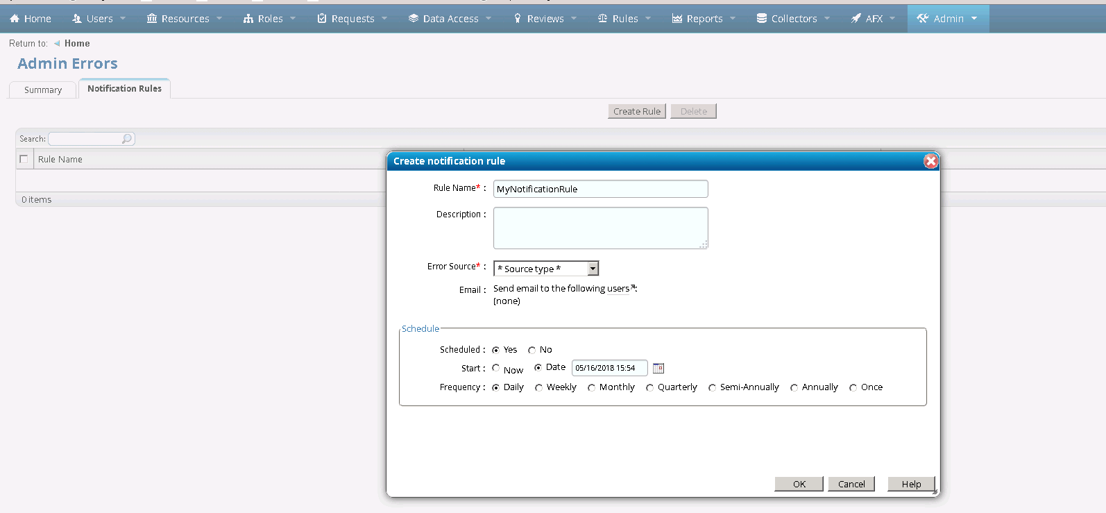 Renaming An Rsa Identity Governance And Lifecycle Notification Rule