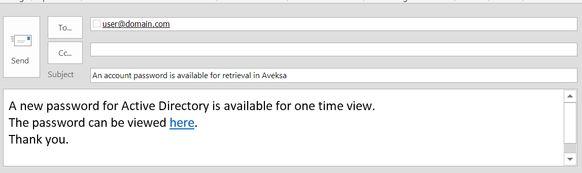 Password Available External Email Incorrectly Defaults To Localhost For