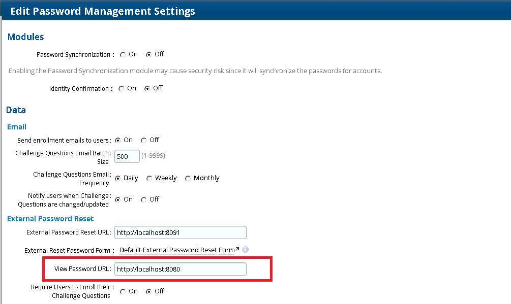 Password Available External Email Incorrectly Defaults To Localhost For