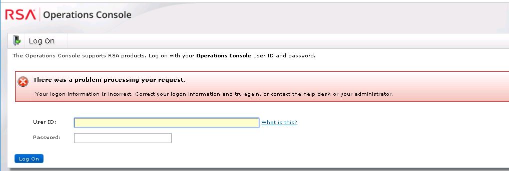 Maximum Number Of Incorrect Login Attempts For Rsa Authentication