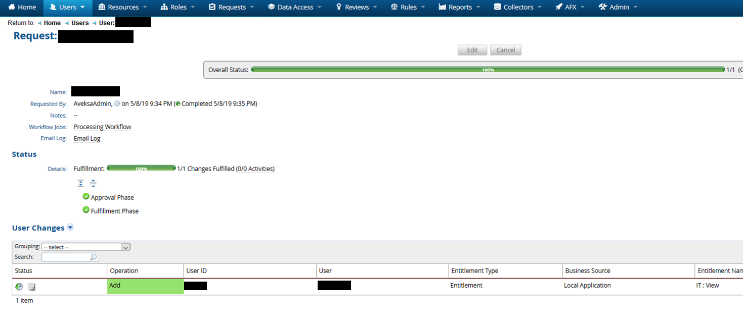 Unable To Reassign A Local Entitlement To A User If It Has Been