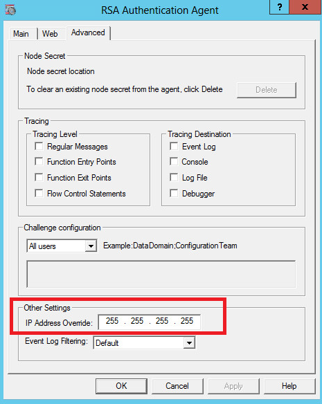 Node Secret Issues After Setting Up Rsa Securid Authentication Agent 8