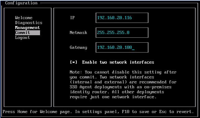 Configuration Unsuccessful And Invalid Management Network Settings