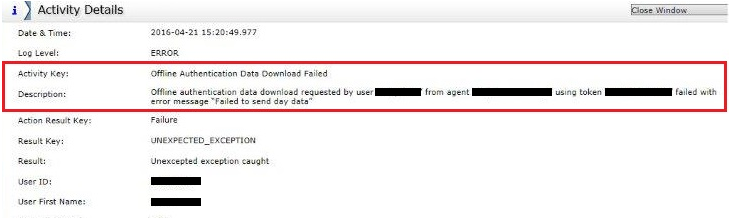 Offline Days Not Downloading For Rsa Authentication Agent 73x For