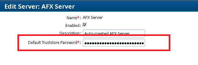 Afx Server Remains In A Not Running State With An Issue With