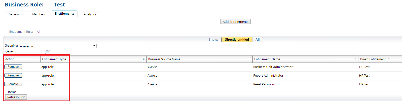 Entitlements Are Removed From Or Added To A Role When The Role Set Is