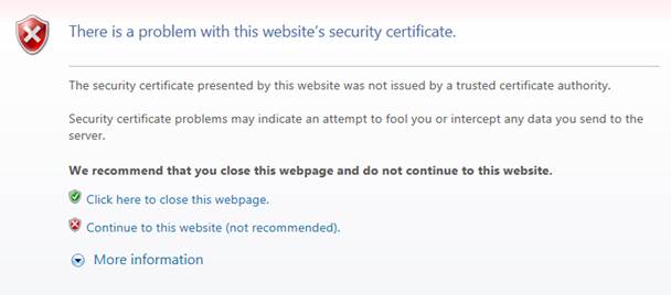 Supported Web Browsers Report An Error Message When Accessing Rsa Authentication Manager 81