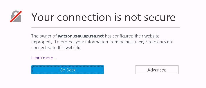 Supported Web Browsers Report An Error Message When Accessing Rsa Authentication Manager 81