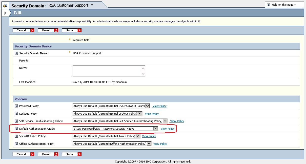 RSA SecurID Appliance 3.0 Service Pack 4 Migration Failure at Task ...