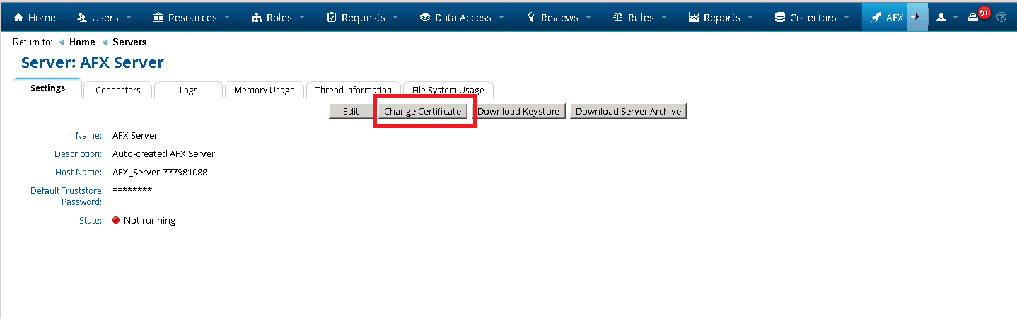 Afx Server Fails To Start In Rsa Identity Governance And Lifecycle Rsa