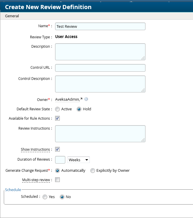 How To Create Extra View Tabs In A Review In Rsa Identity Governance