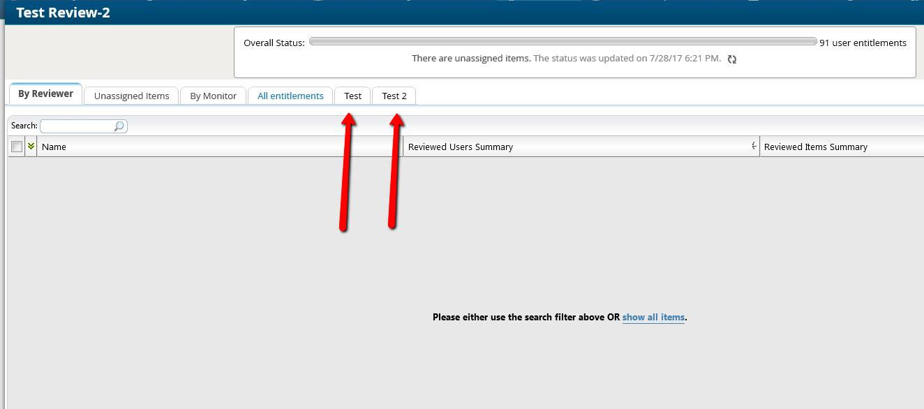 How To Create Extra View Tabs In A Review In Rsa Identity Governance