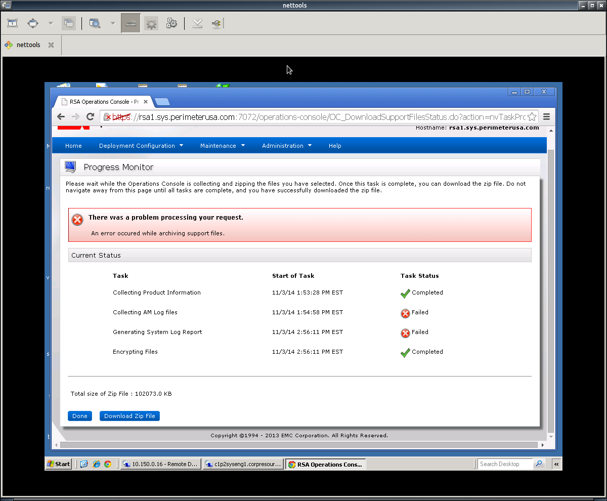 Manually Collect logs in Authentication Manager 8.X | RSA Community
