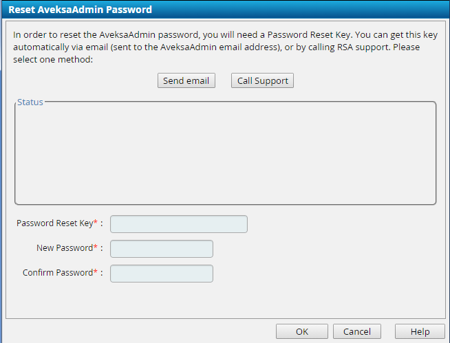 How To Reset Aveksaadmin Password By Send Email With The Password Reset