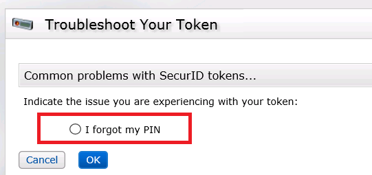 Reset The Token Pin In The Rsa Authentication Manager 8x Self Service