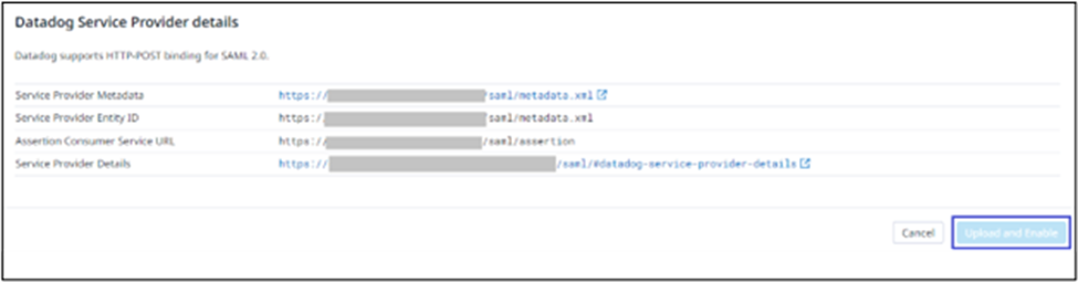Datadog - SAML My Page SSO Configuration - RSA Ready Implementation Guide | RSA Community
